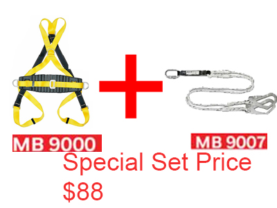Honeywell Miller MB9000 Full Body Harness, Back D-Ring - Thailand Best ...